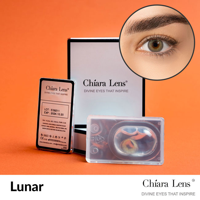 Lunar | Natural Looking Grey Contact Lenses - Chiara Lens
