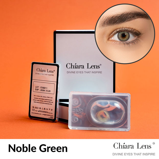 Noble Green | Green Colored Contact Lenses - Chiara Lens